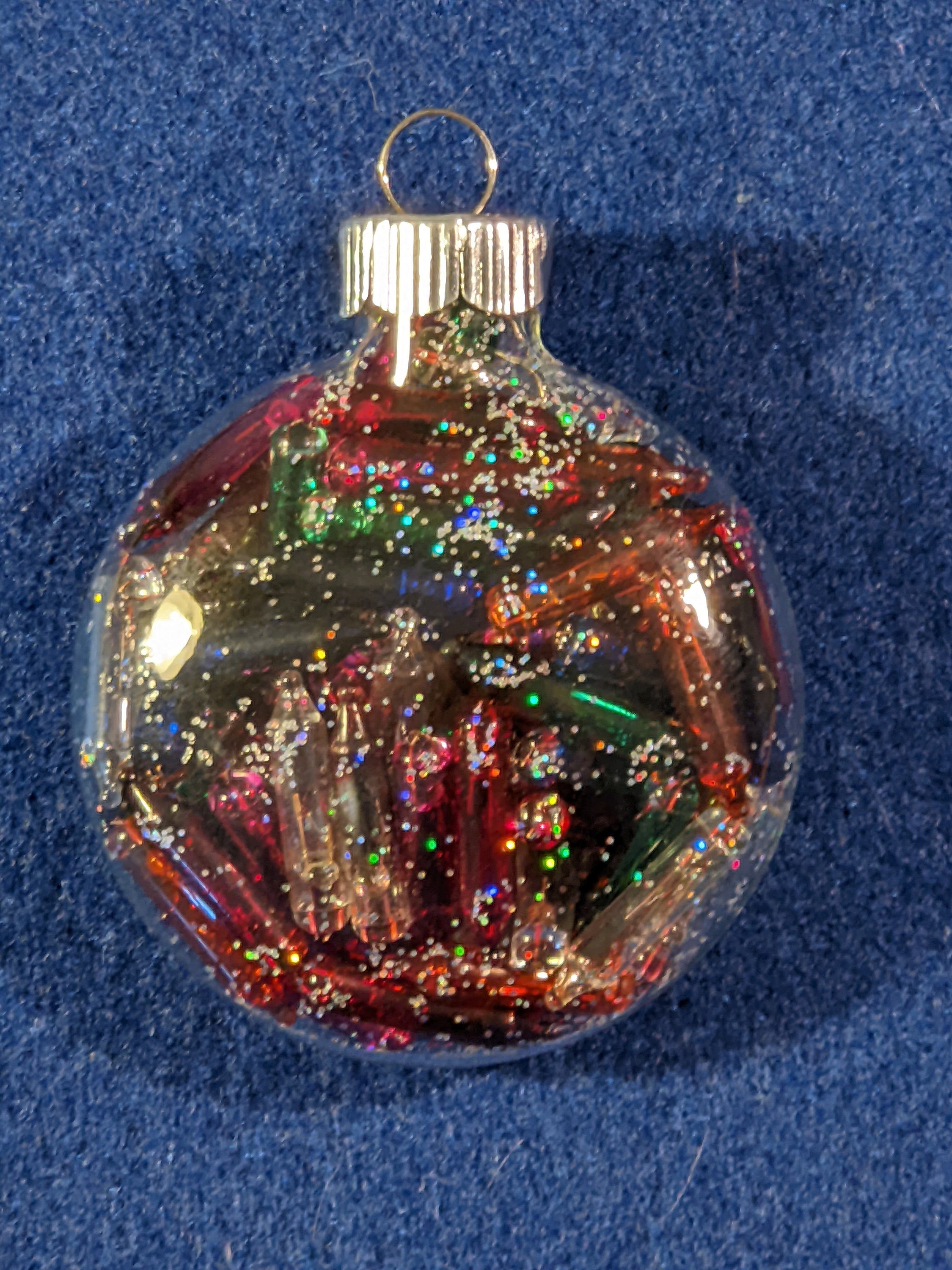 Glass and Fiber Optic Cable Ornament Selection - Etsy