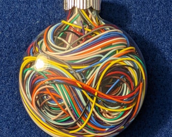 Glass and Fiber Optic Cable Ornament Selection - Etsy