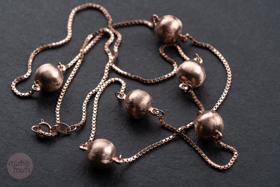 One of a Kind: Vintage Sweater Chain With Spheres - Etsy