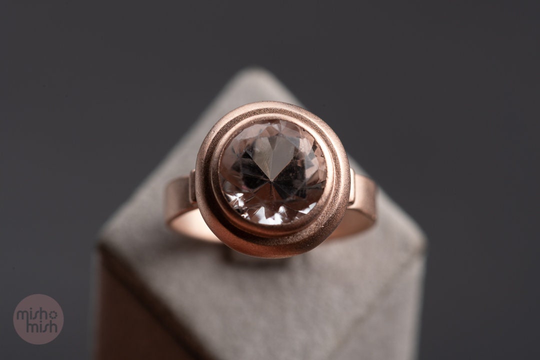 Vintage Ring With Rock Crystal, Completely Refurbished, 925 Silver ...