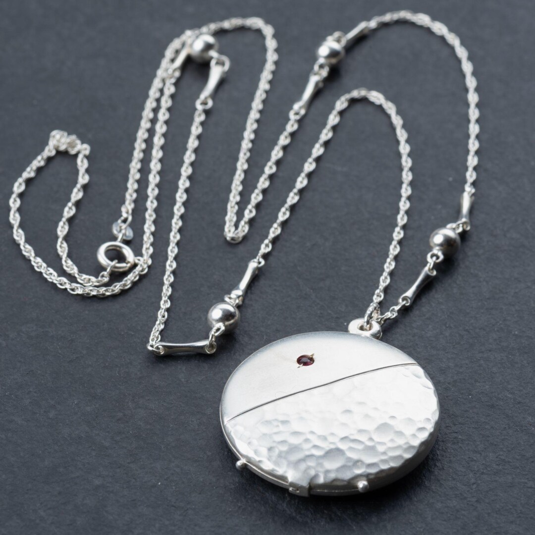 Vintage Medallion Round With Long Link Chain, Completely Refurbished ...