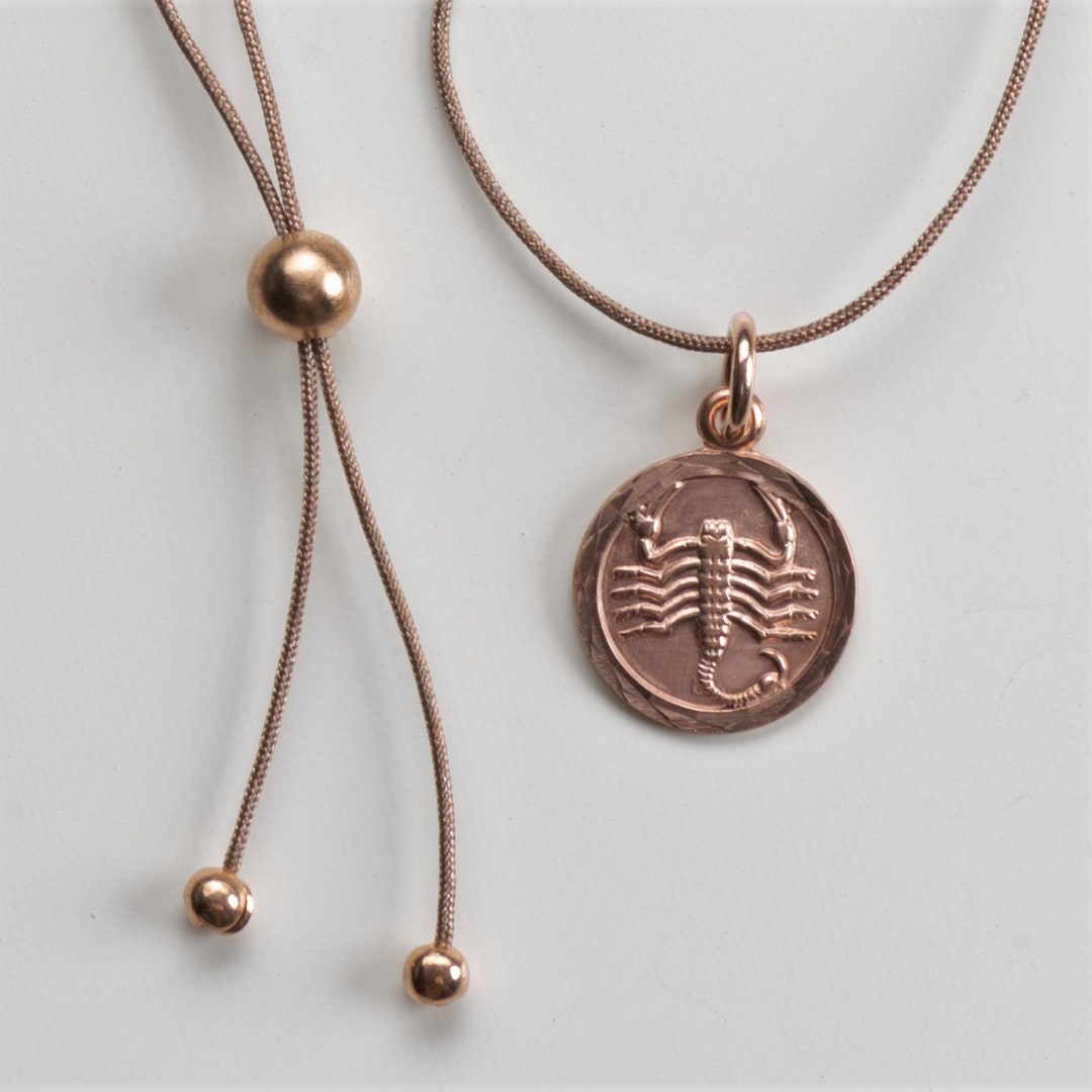 Vintage Zodiac Sign Scorpio Pendant, Completely Refurbished, 835 Silver ...