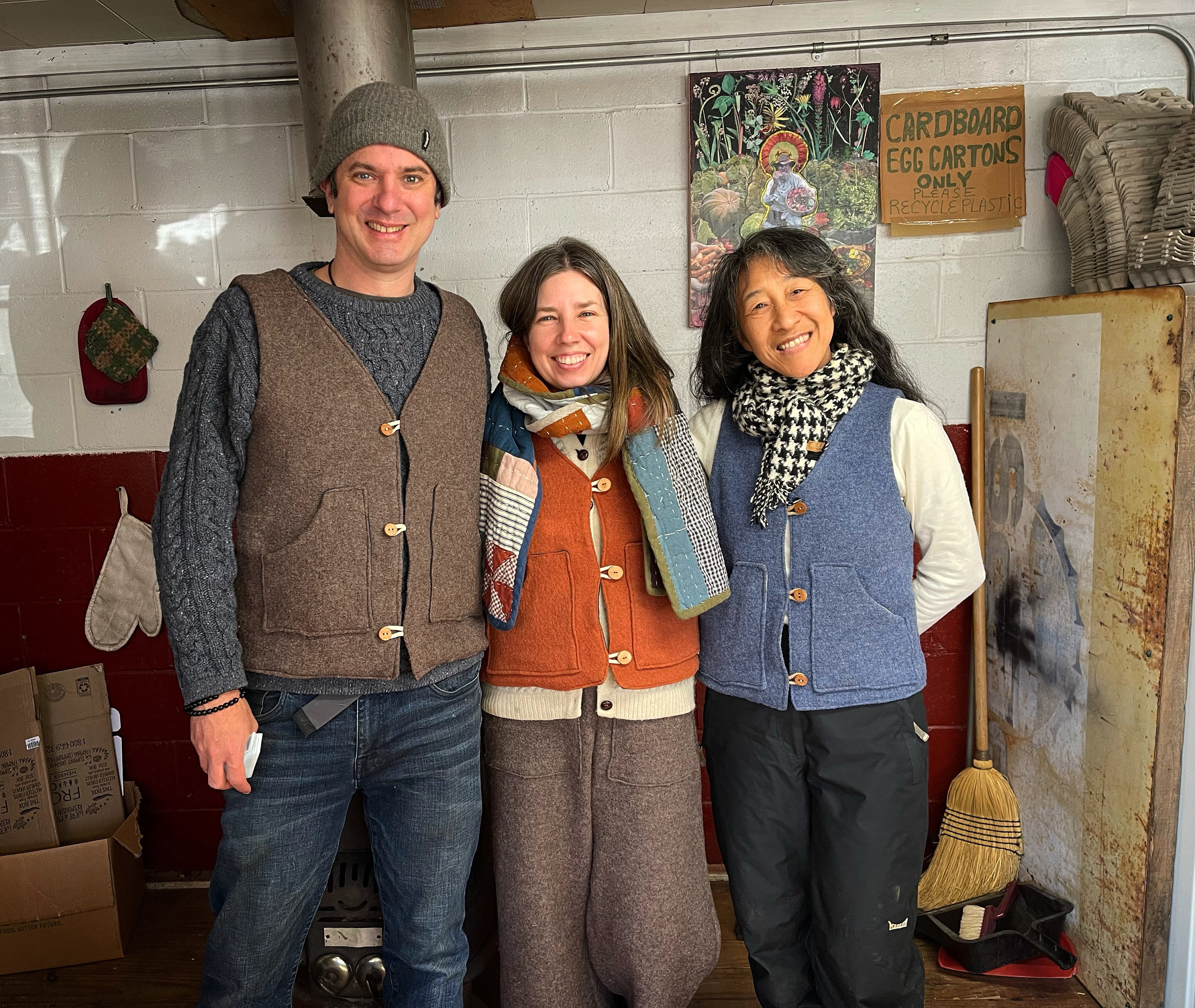 The Villager - Boiled Wool/linen Vest - Etsy