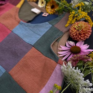 Patchwork Linen Tank - Etsy