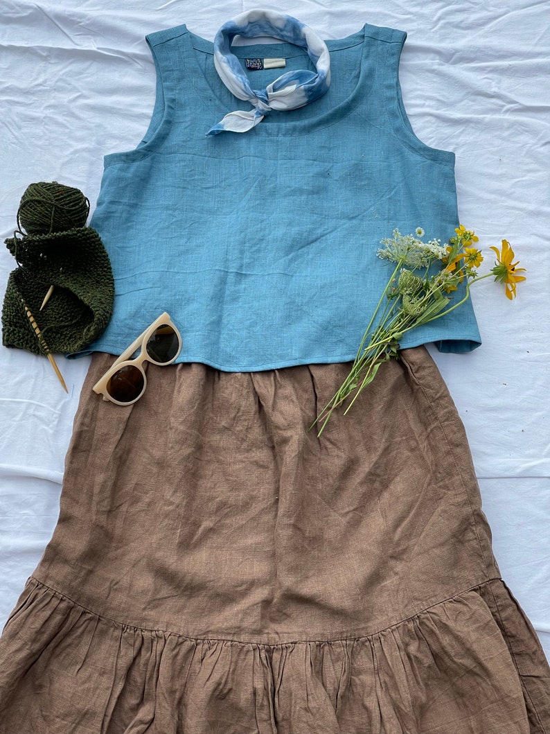 The Everyday Tank - Linen Tank Top - Etsy