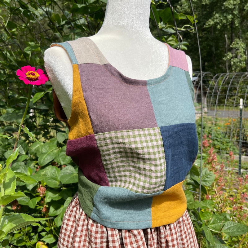 Linen Patchwork - Etsy