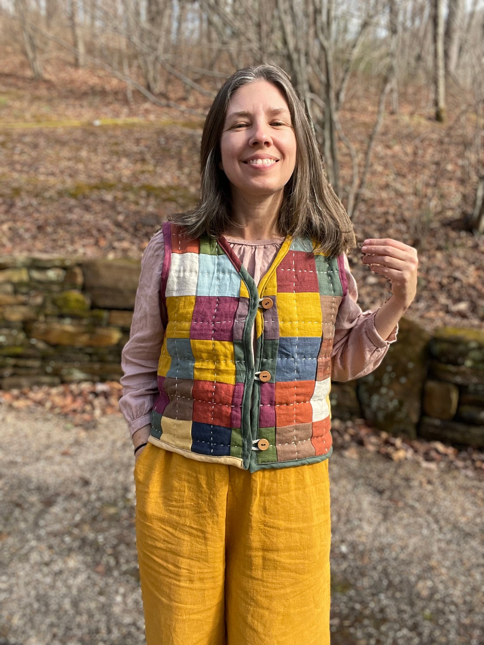 Quilted Patchwork Vest - Etsy