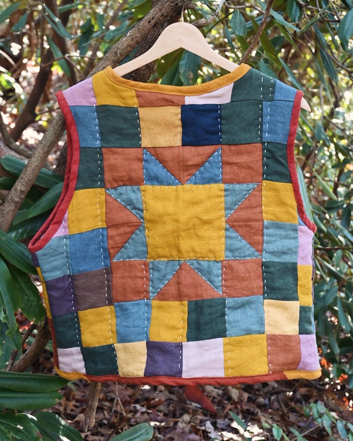 Quilted Patchwork Vest - Etsy