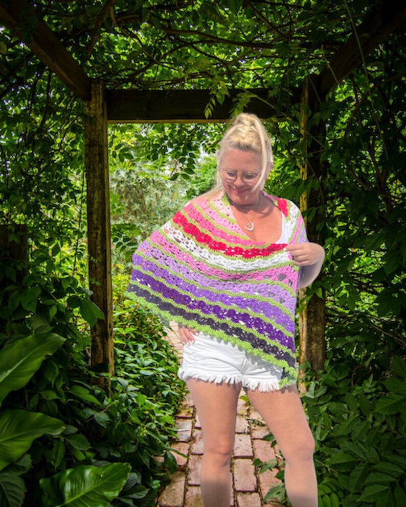 Isabella Crochet Shawl and Poncho Pattern - Etsy