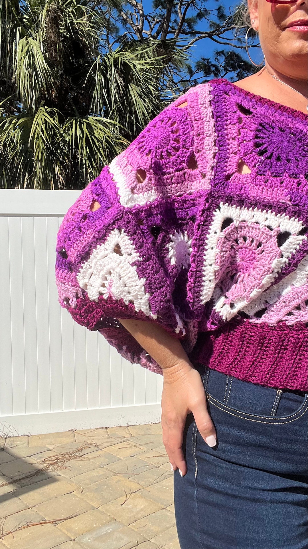 Dahlia Crochet Motif Top Pattern - Etsy