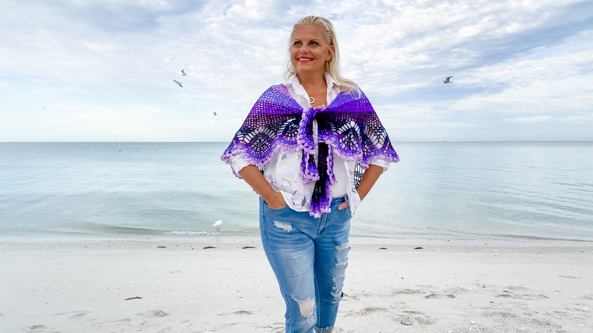 Hadley Crochet Shawl Pattern - Etsy