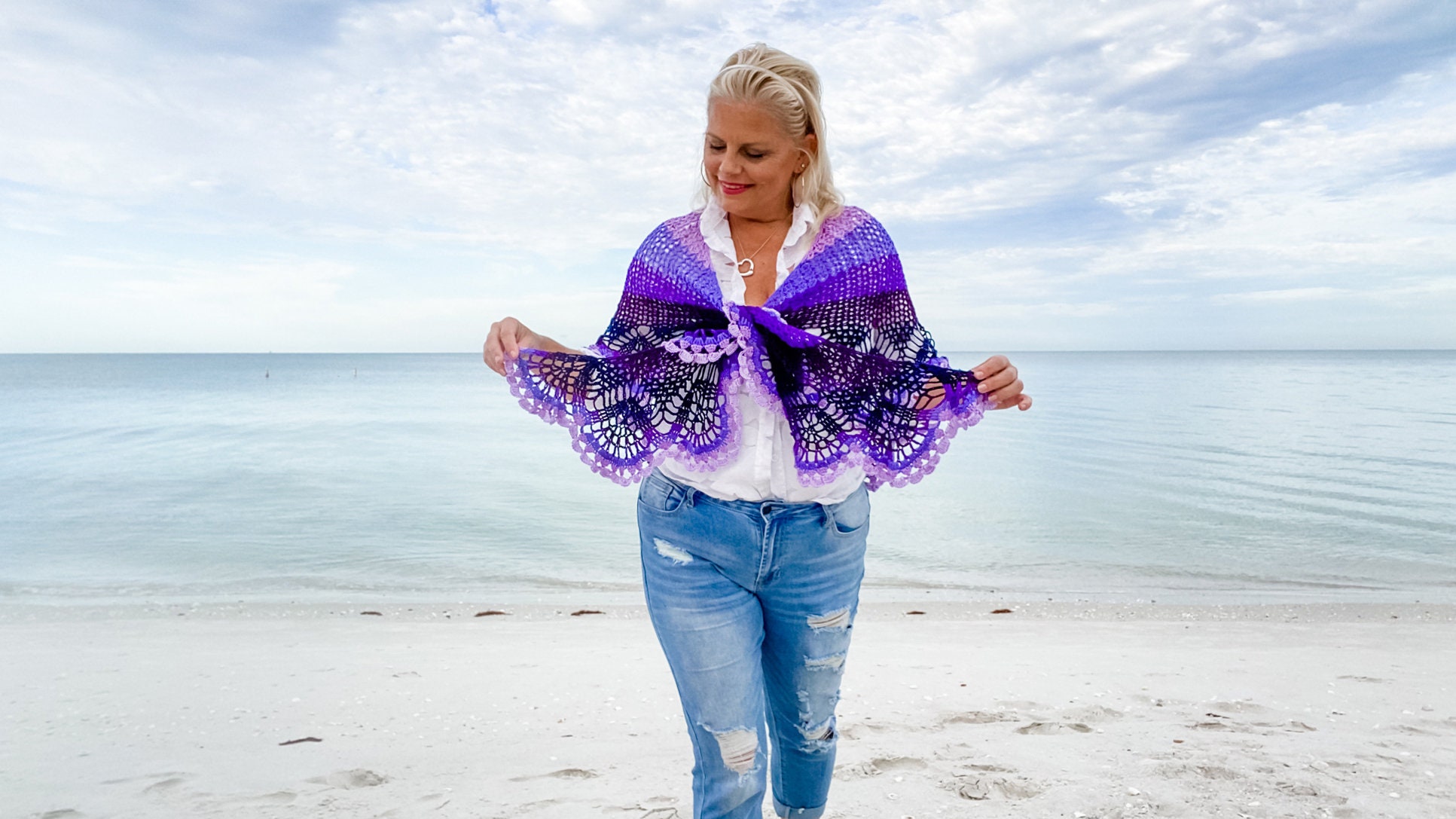 Hadley Crochet Shawl Pattern - Etsy
