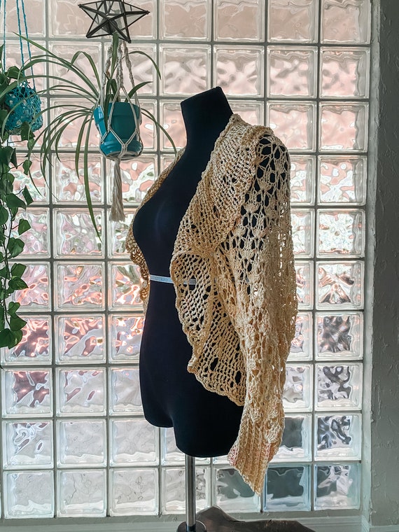Athena Crochet Shrug Pattern | Etsy
