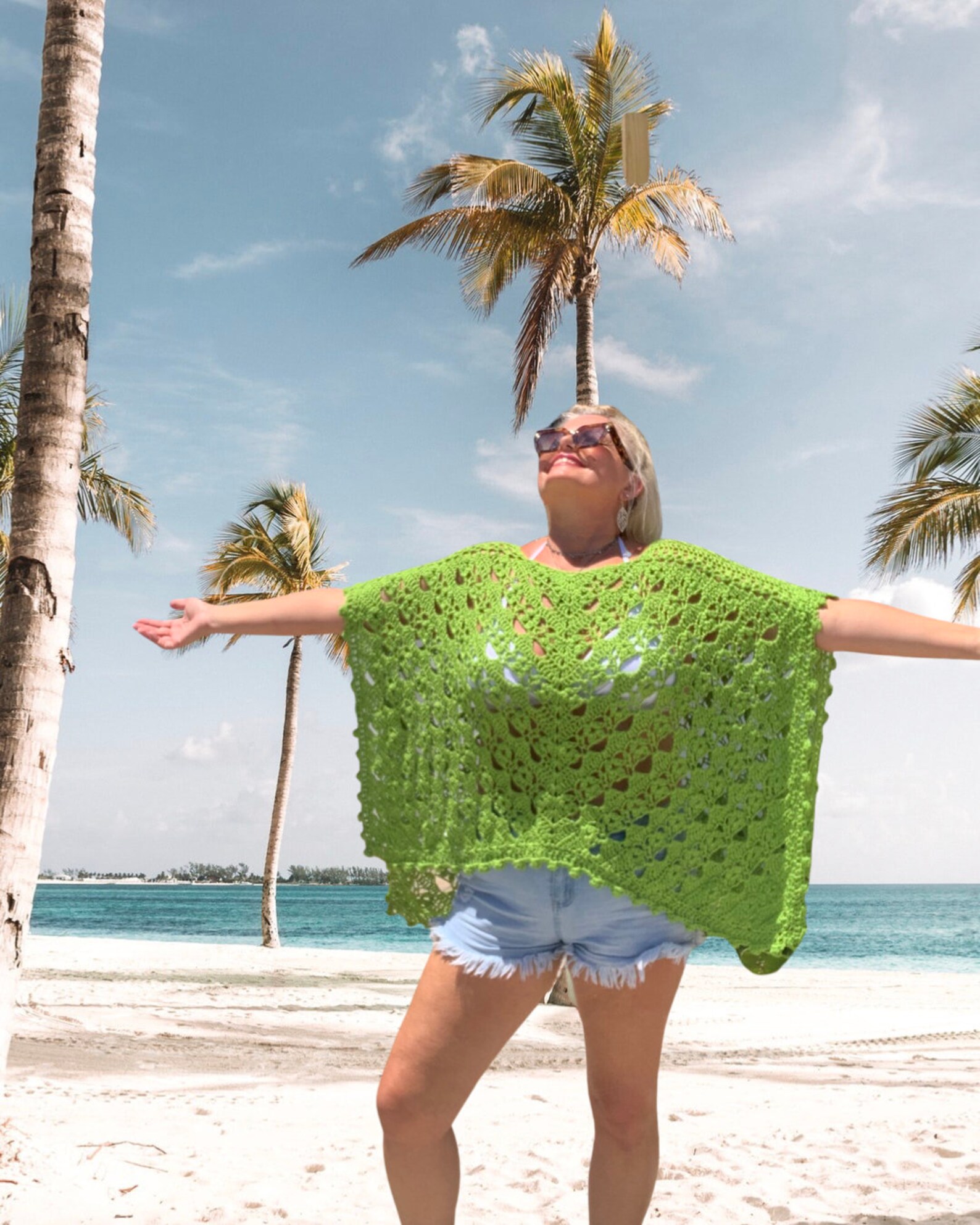 Isabella Crochet Shawl and Poncho Pattern - Etsy