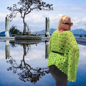 Isabella Crochet Shawl and Poncho Pattern - Etsy