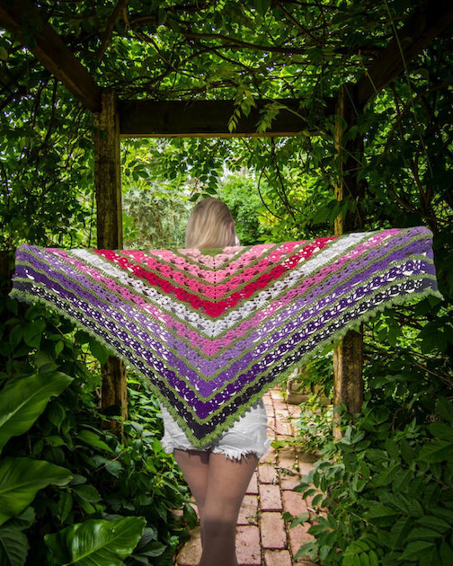 Isabella Crochet Shawl and Poncho Pattern - Etsy