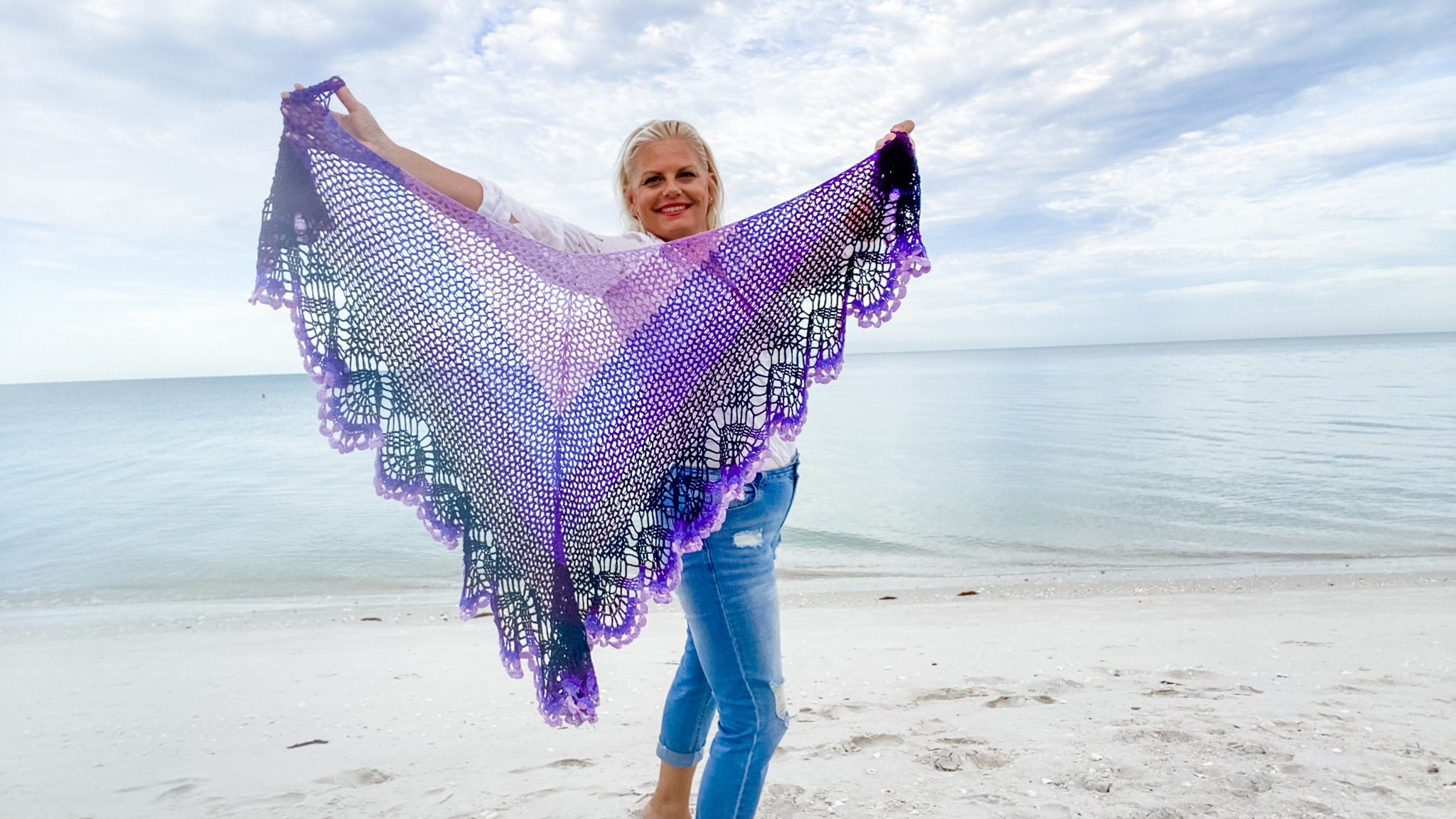 Hadley Crochet Shawl Pattern - Etsy