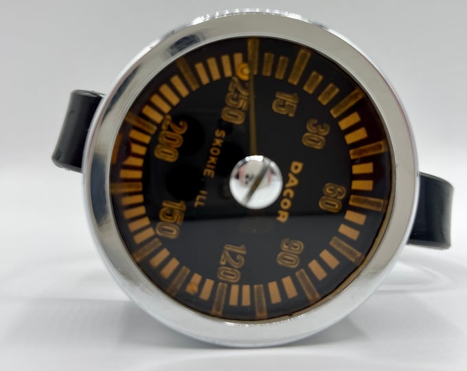 Vintage DACOR Scuba Wrist Depth Gauge 250ft Original Rubber Strap Scuba ...