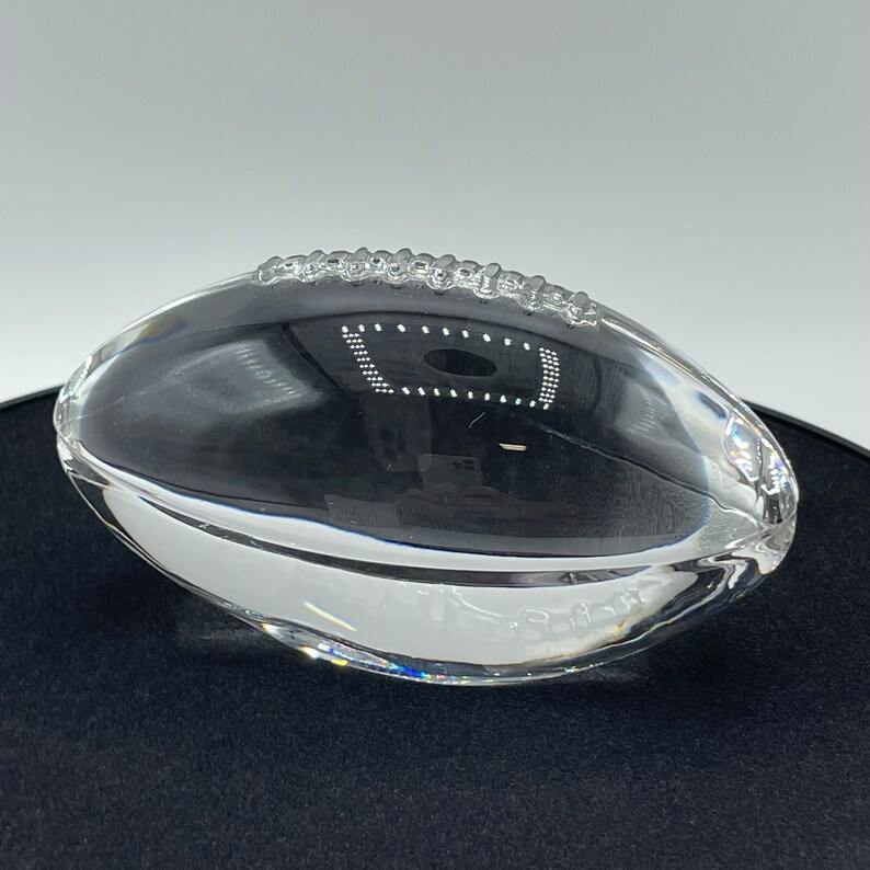 Tiffany & Co. Marked Lead Crystal Football Desk Paperweight - Etsy