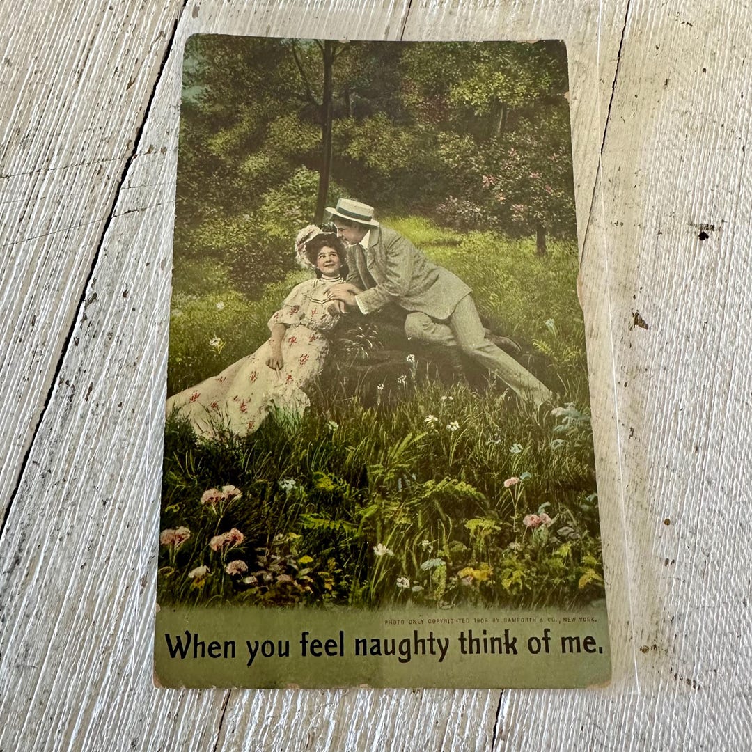 10 Vintage LOVE Postcards Photos of Couples Used W/postage Handwritten ...