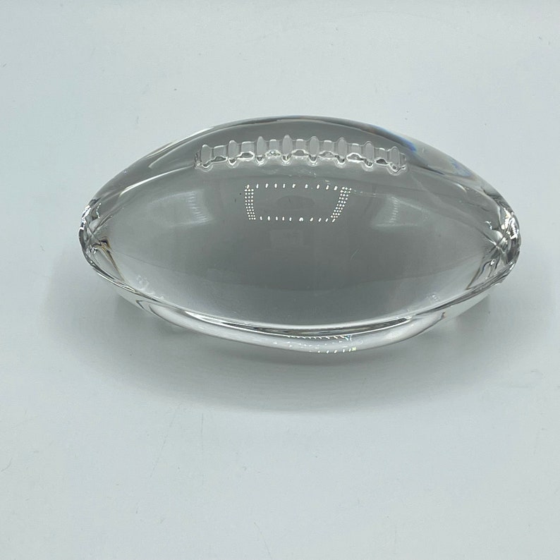 Tiffany & Co. Marked Lead Crystal Football Desk Paperweight - Etsy