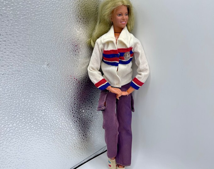 1974 Bionic Woman Jaime Sommers Action Figure Doll Original White ...