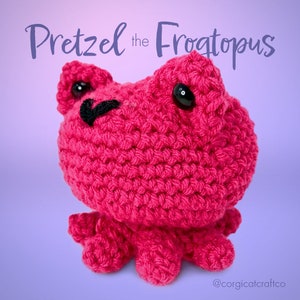 Pretzel the Frogtopus Just Roll With It Crochet Plushie - Etsy