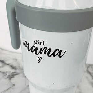 Girl Mama Sticker Vinyl Mama Sticker for Laptop Girl Mom Sticker for ...