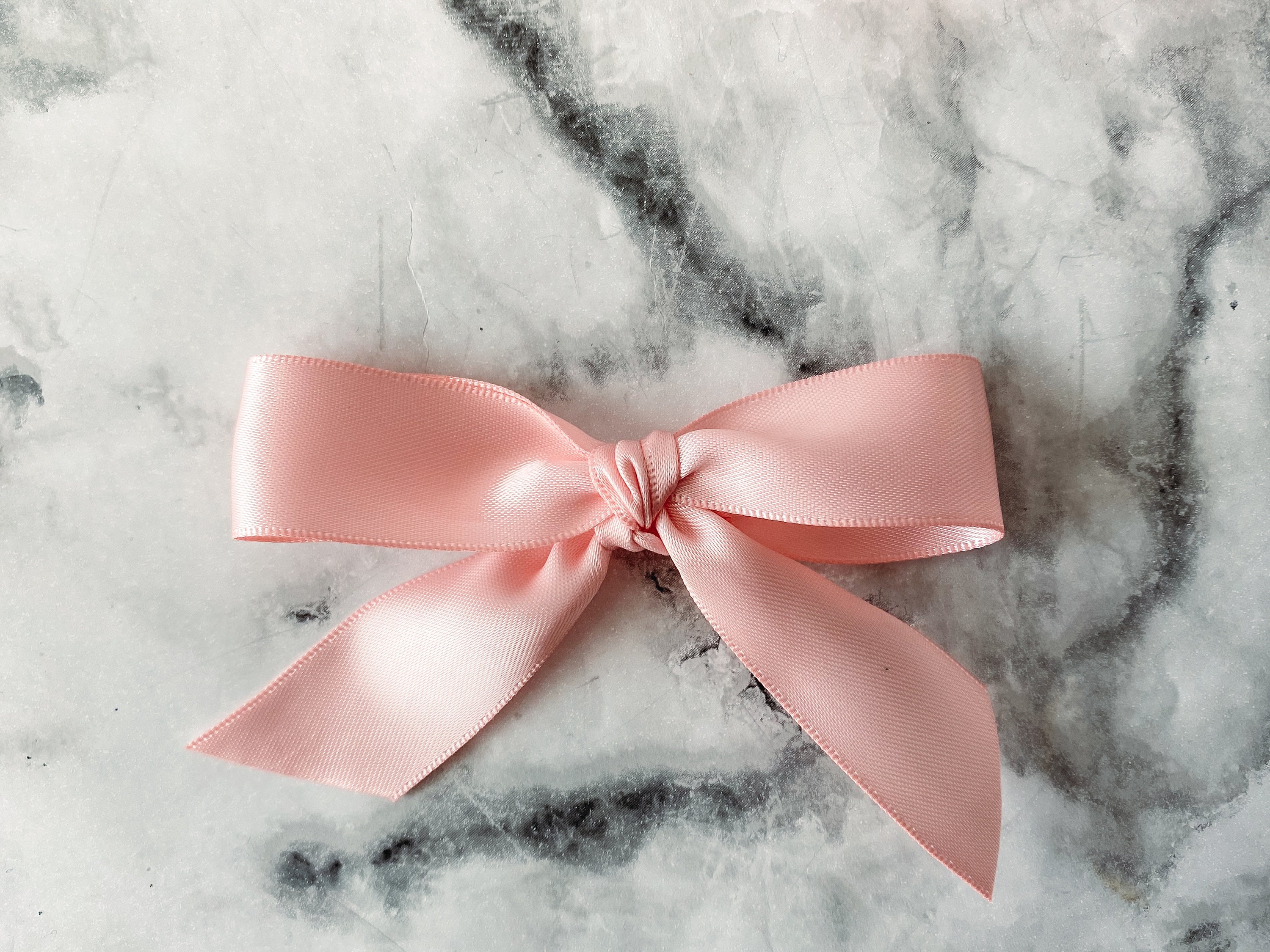 Dusty Pink Satin Bow Set Pretied Bows for Gifts Bows Wedding Favor Bags ...