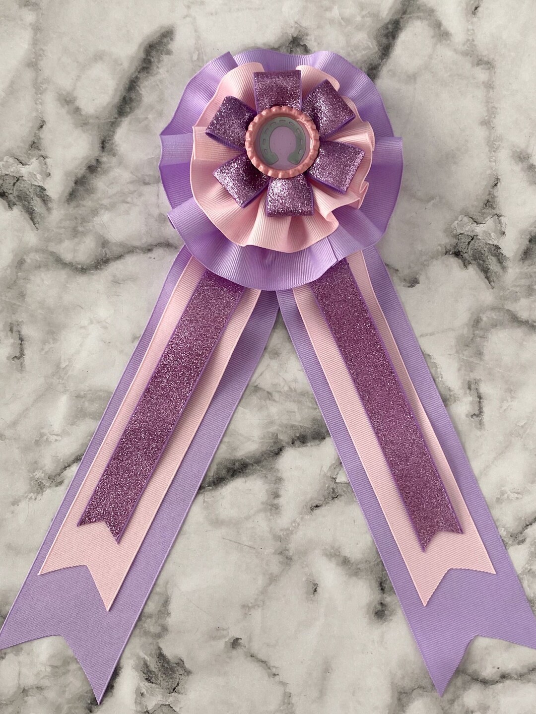 Pink Equestrian Show Bow for Horse Show Bow Purple Pink Pigtail Bow for ...