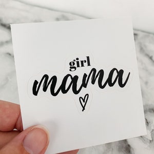 Girl Mama Sticker Vinyl Mama Sticker for Laptop Girl Mom Sticker for ...