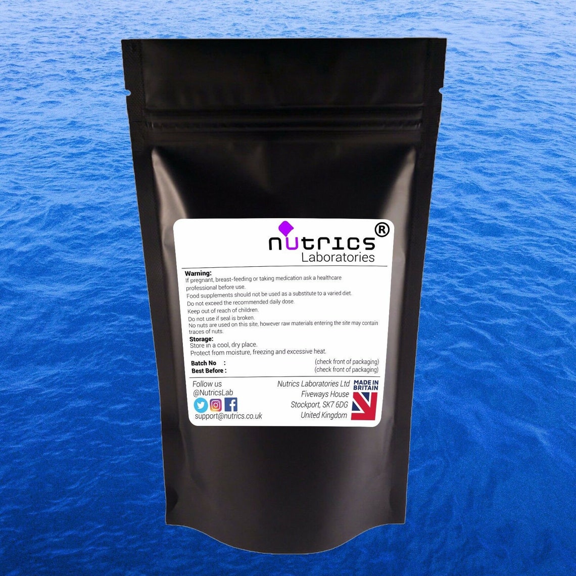 Nutrics® 100% PURE MARINE COLLAGEN 400mg Capsules Anti Wrinkle ...