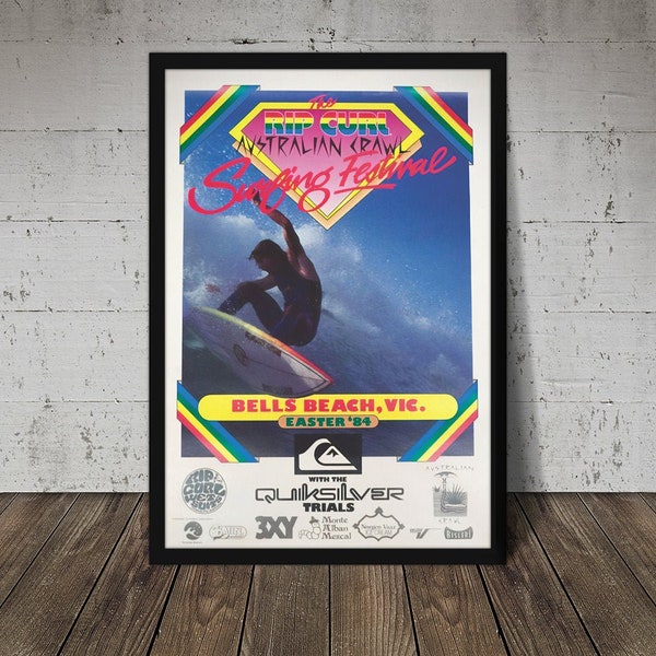 Surf Poster - Etsy