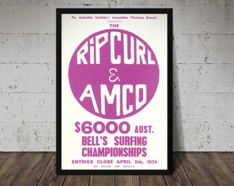 1990 BILLABONG Surfing Poster Digital Download, Printable Art, Vintage ...