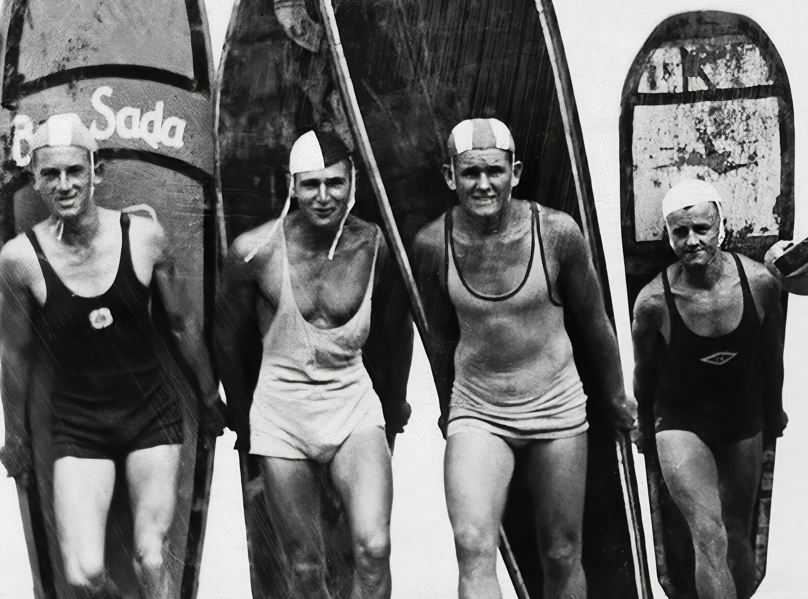 VINTAGE SURFING Photo - Digital Download, Printable Art, Black & White ...
