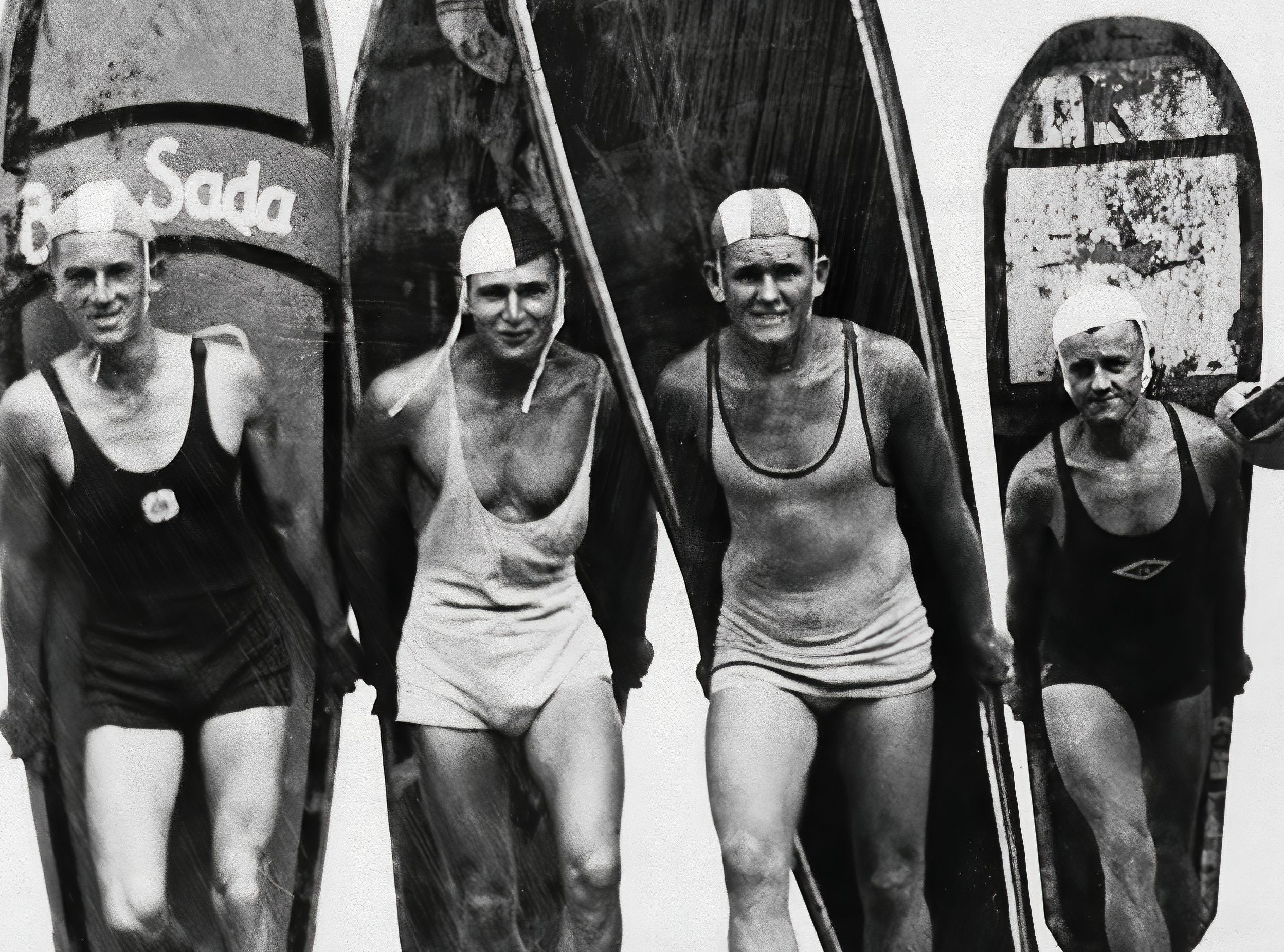 VINTAGE SURFING Photo - Digital Download, Printable Art, Black & White ...
