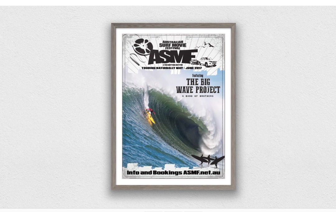 2017 AUSTRALIAN SURF MOVIE Festival Poster - Surfing Print - Etsy