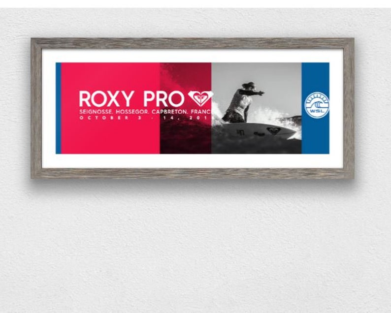 2018 ROXY PRO FRANCE Surfing Competition Print Surfing Poster - Etsy