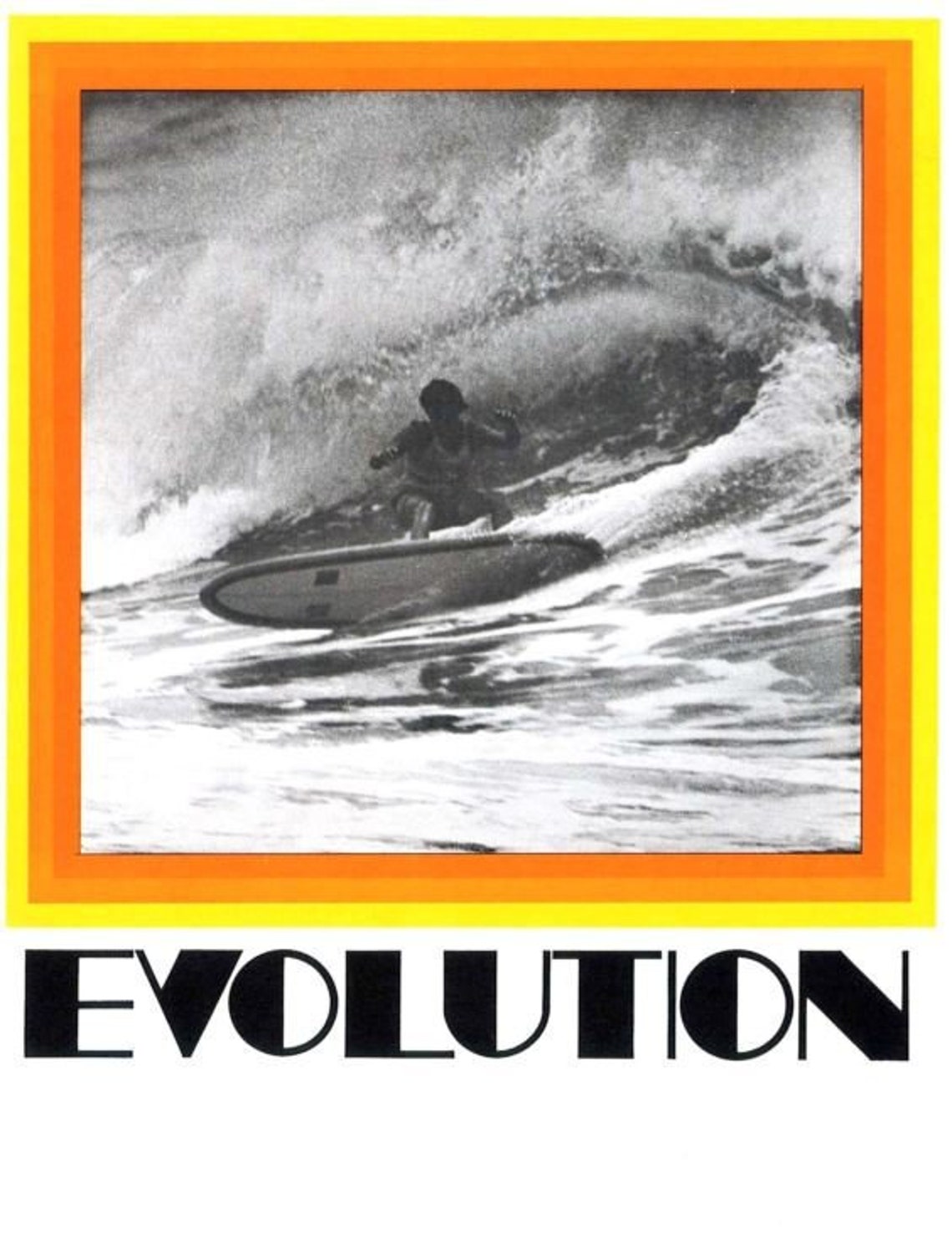 Vintage EVOLUTION SURFING Poster Surfing Print - Etsy