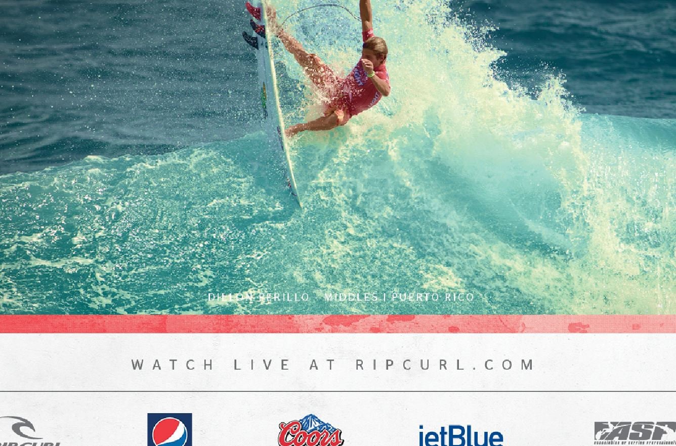 2013 RIP CURL PRO Puerto Rico Surfing Competition Print Digital ...