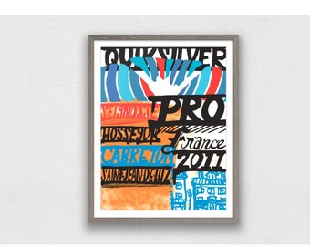 2011 QUIKSILVER PRO FRANCE Surfing Competition Print Surfing Poster - Etsy