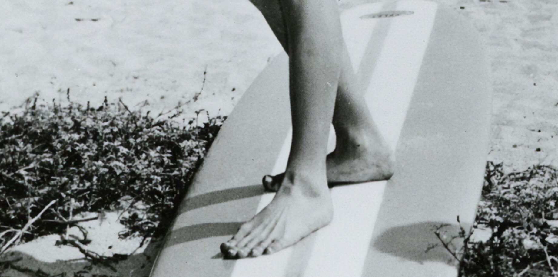 Vintage Surfer Girl Photo Print – Black and White Surfing Wall Art - Etsy