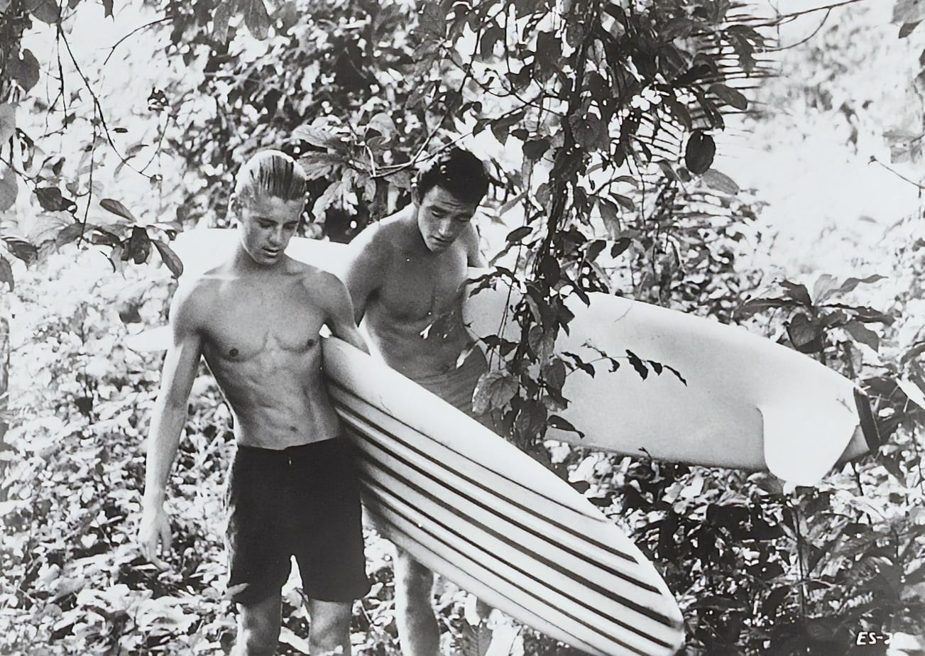 VINTAGE SURFING Photo Black & White Surf Photo, Surfer Girl, Surfing ...
