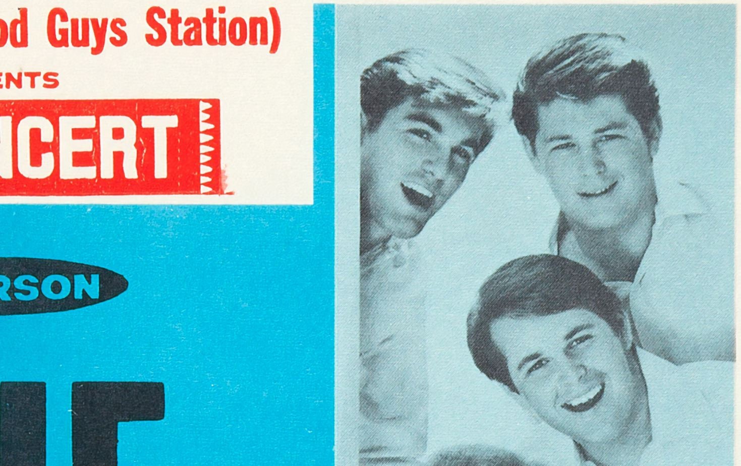 1965 BEACH BOYS Concert Poster - Surfing Poster - Etsy