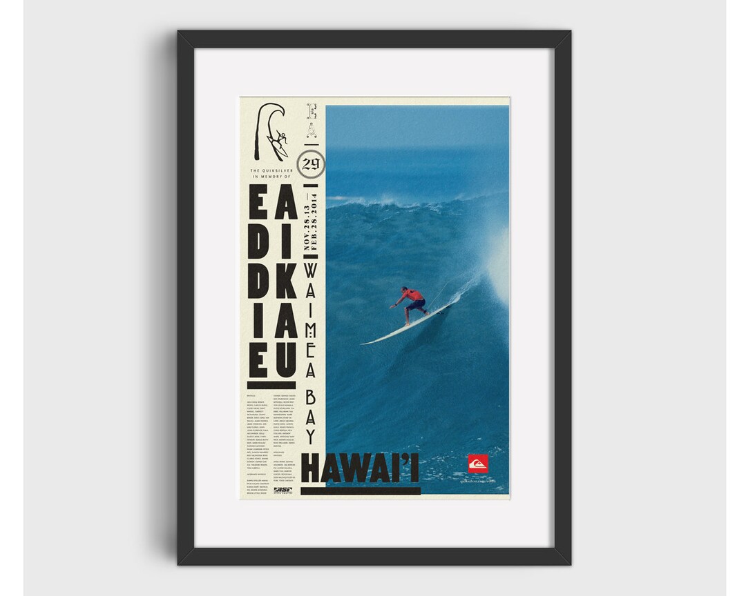 2013 EDDIE AIKAU Surf Contest Competition Print Digital Download ...