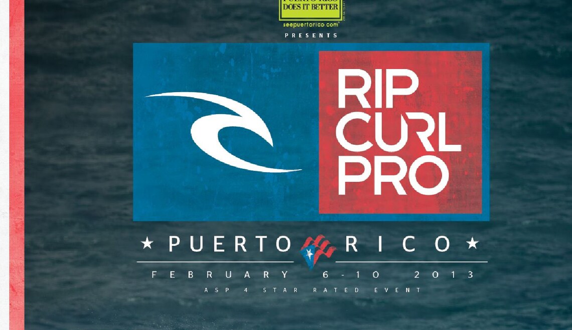 2013 RIP CURL PRO Puerto Rico Surfing Competition Print Digital ...