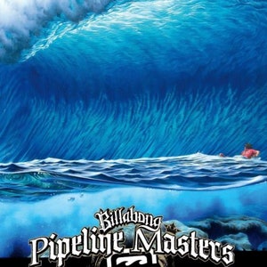 BILLABONG PIPE MASTERS Surf Print Surfing Poster - Etsy