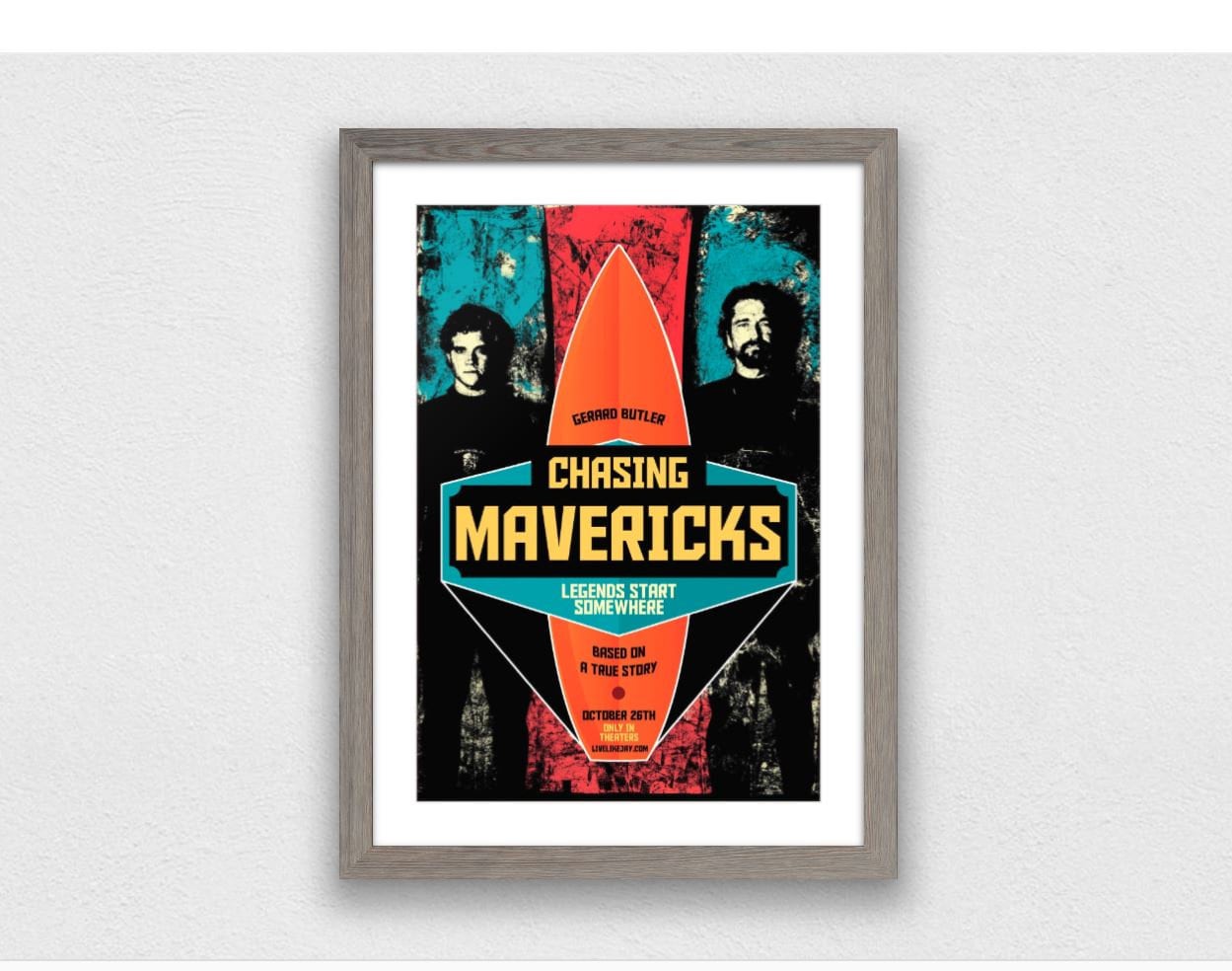 Chasing Mavericks Poster