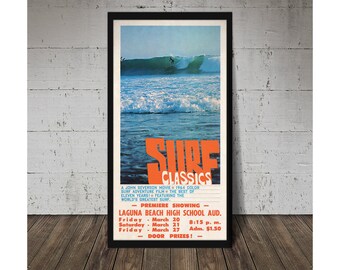 Surf Movie Poster - Etsy