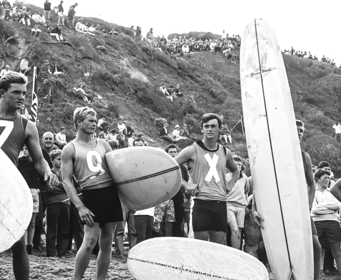 VINTAGE SURFING Photo Digital Download, Printable Art, Black & White ...